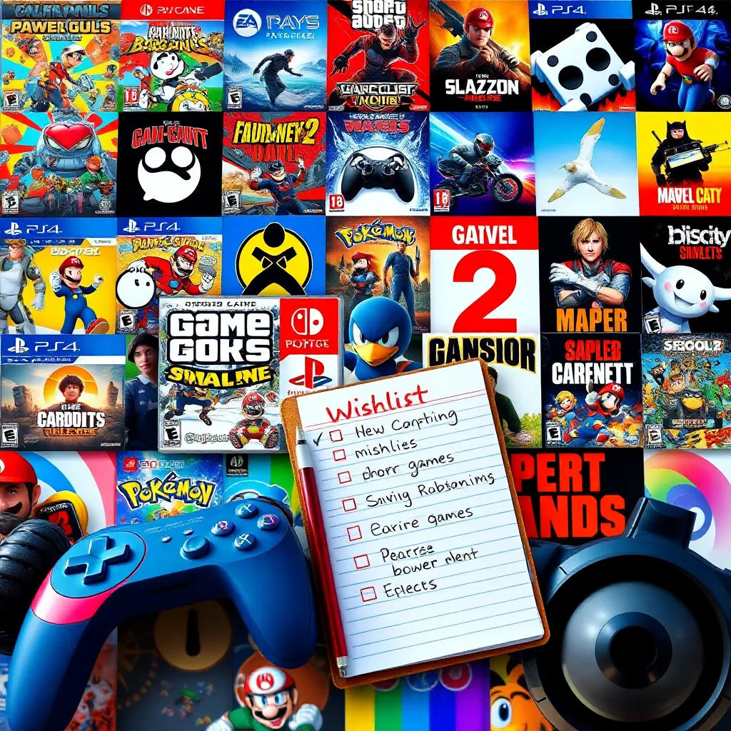 250+ Game Titles and Wishlist for Trade in 2025 : LevelUpTalk