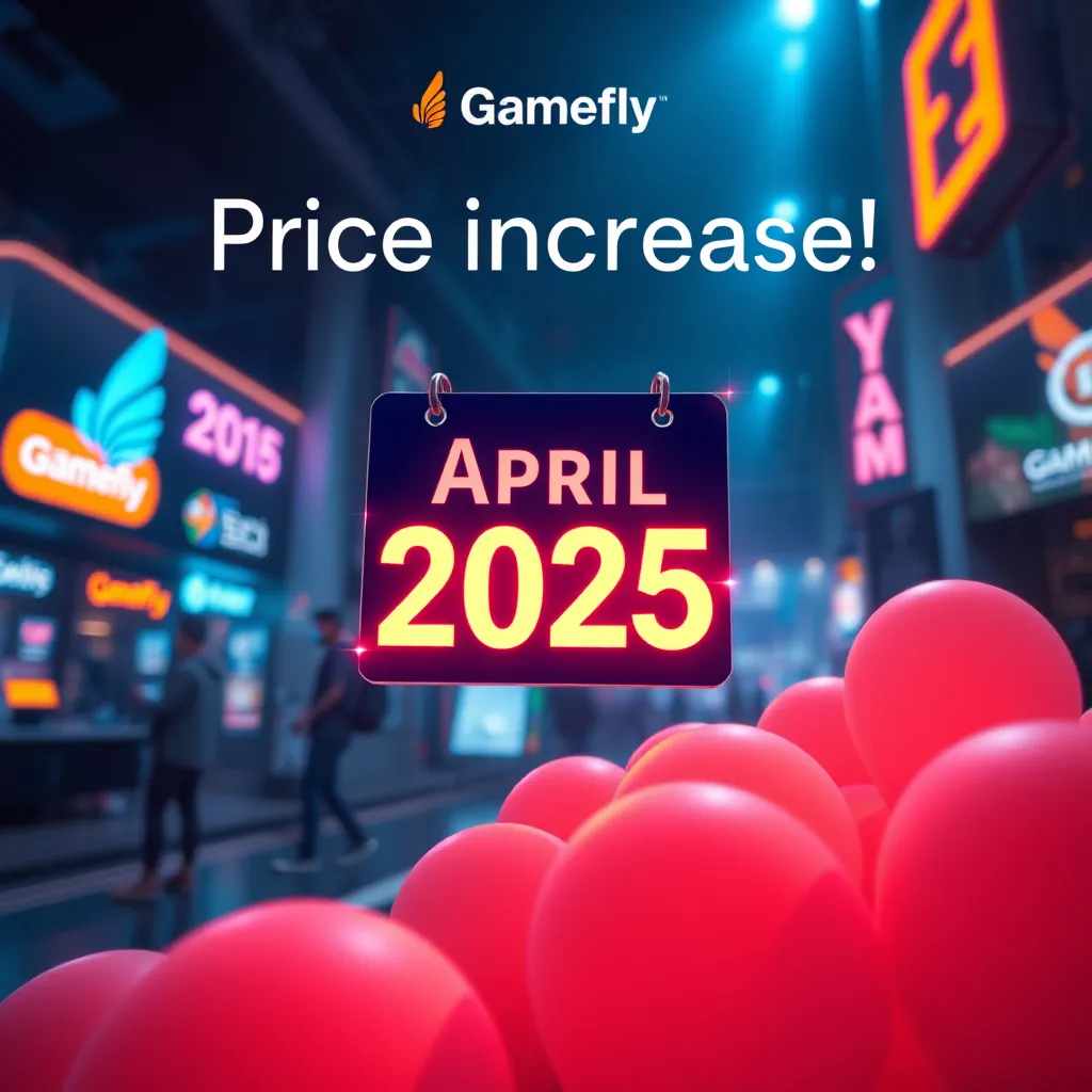 Gamefly Announces Price Hike Starting April 2025 : LevelUpTalk