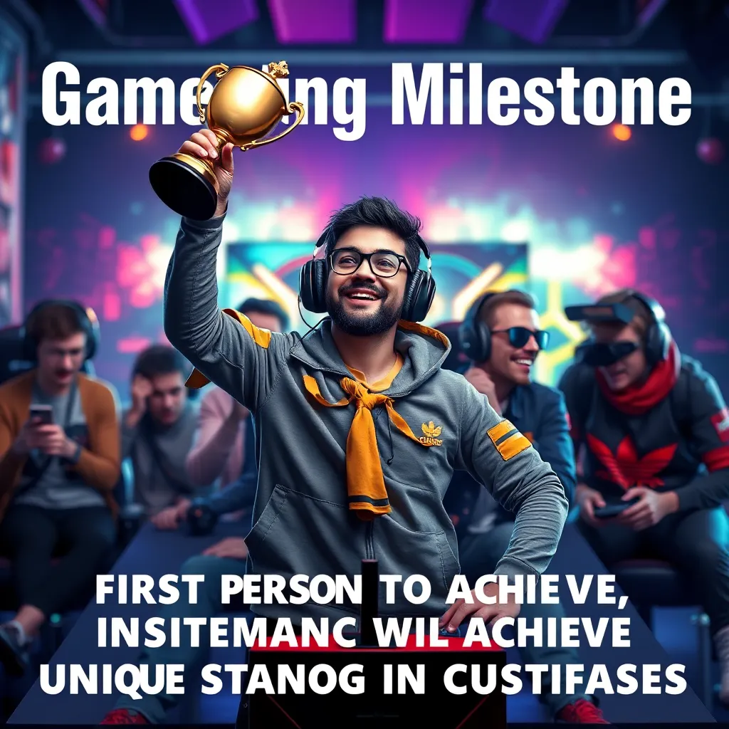 First Person to Achieve Unique Milestone in Gaming : LevelUpTalk