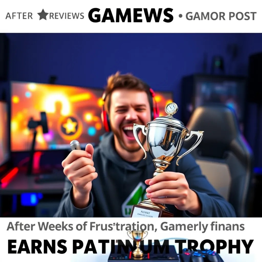 After Weeks of Frustration, Gamer Finally Earns Platinum Trophy ...