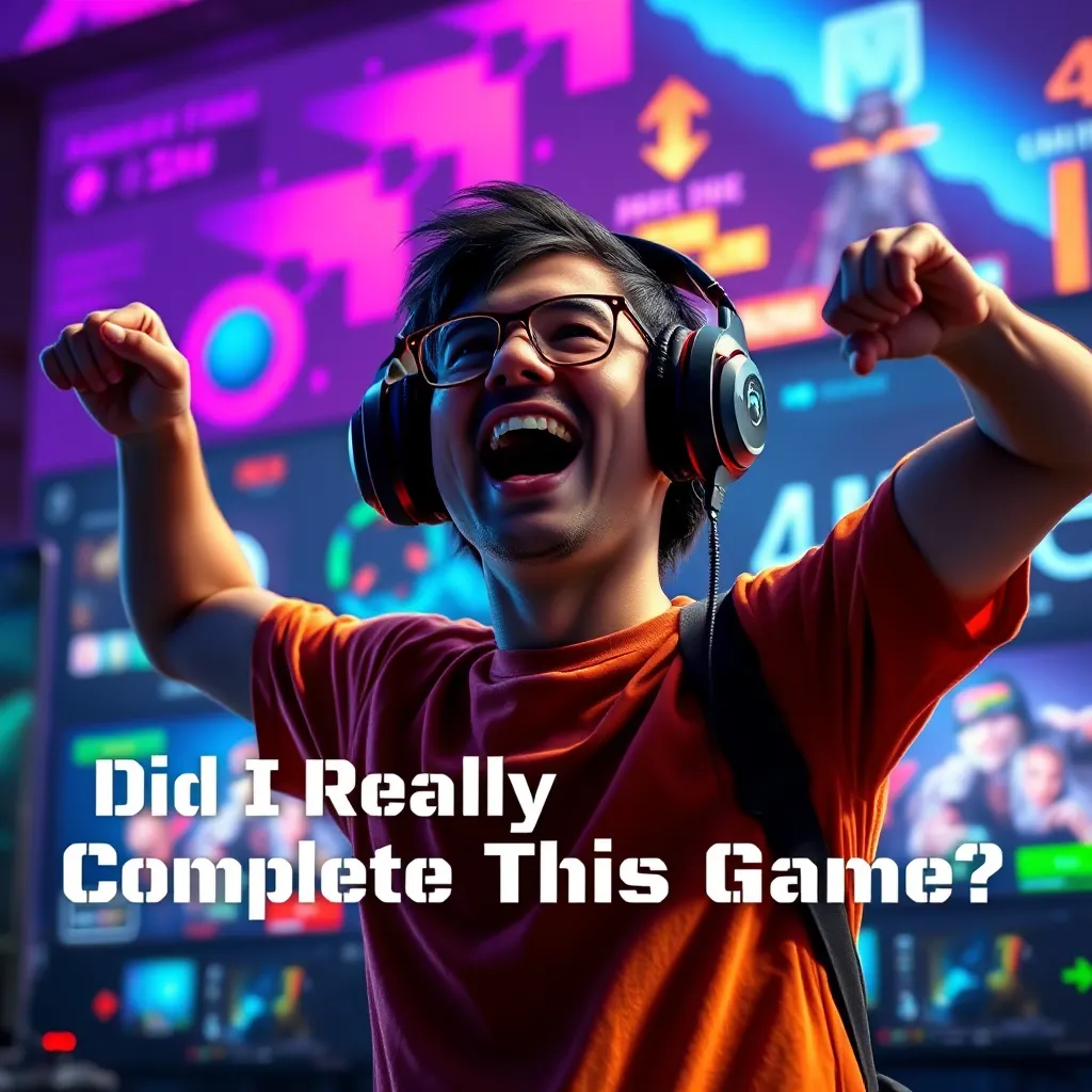 Did I Really Complete This Game? Find Out Now! : LevelUpTalk
