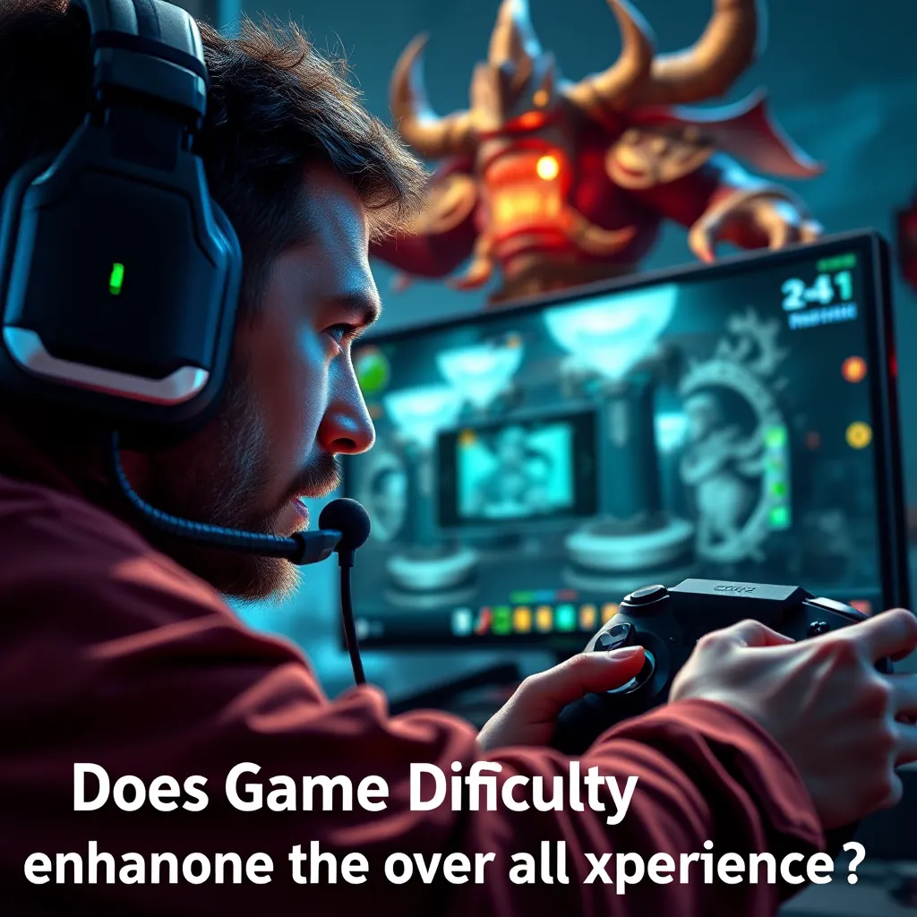 Does Game Difficulty Enhance the Overall Experience? : LevelUpTalk