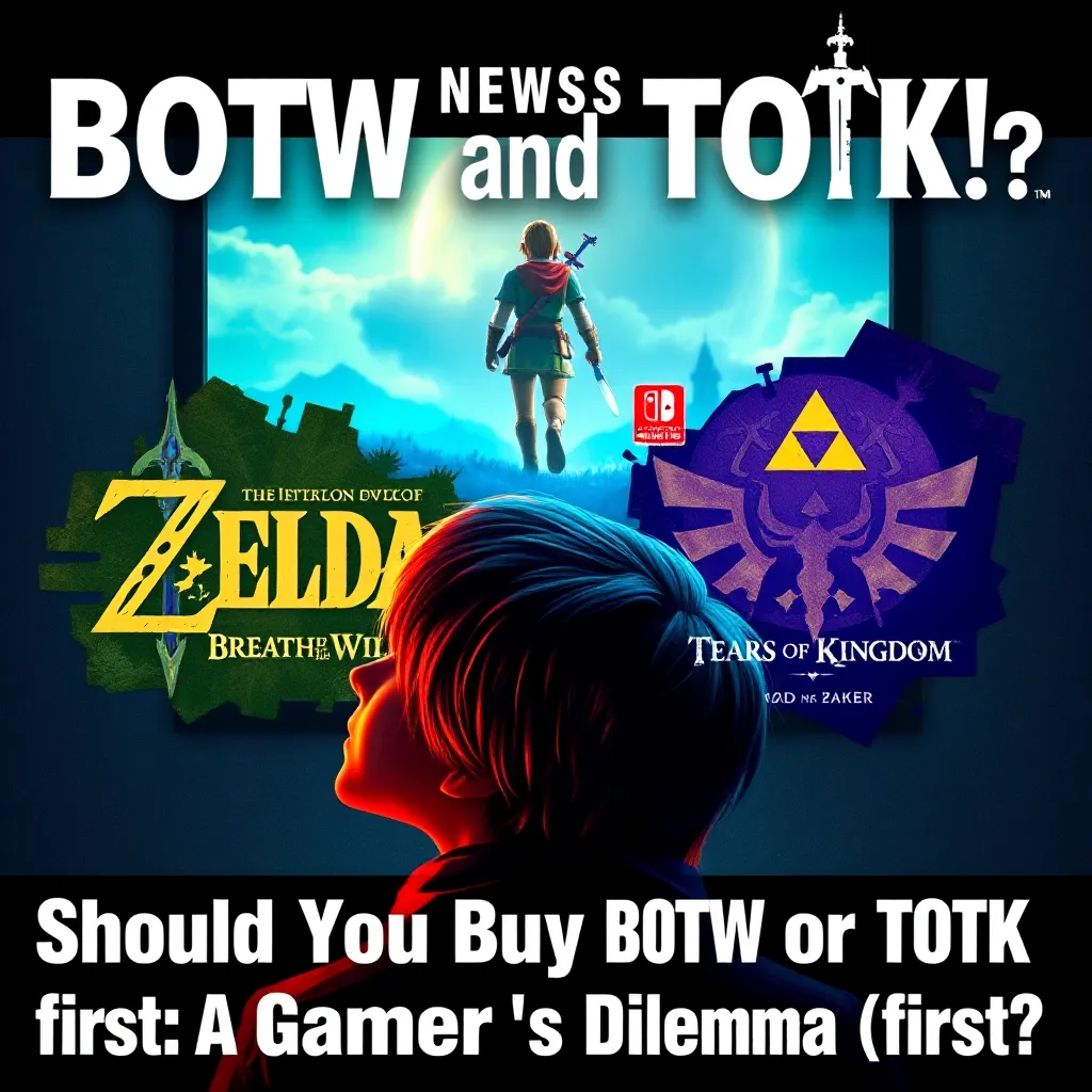 Should You Buy BOTW or TOTK First? A Gamer's Dilemma : LevelUpTalk
