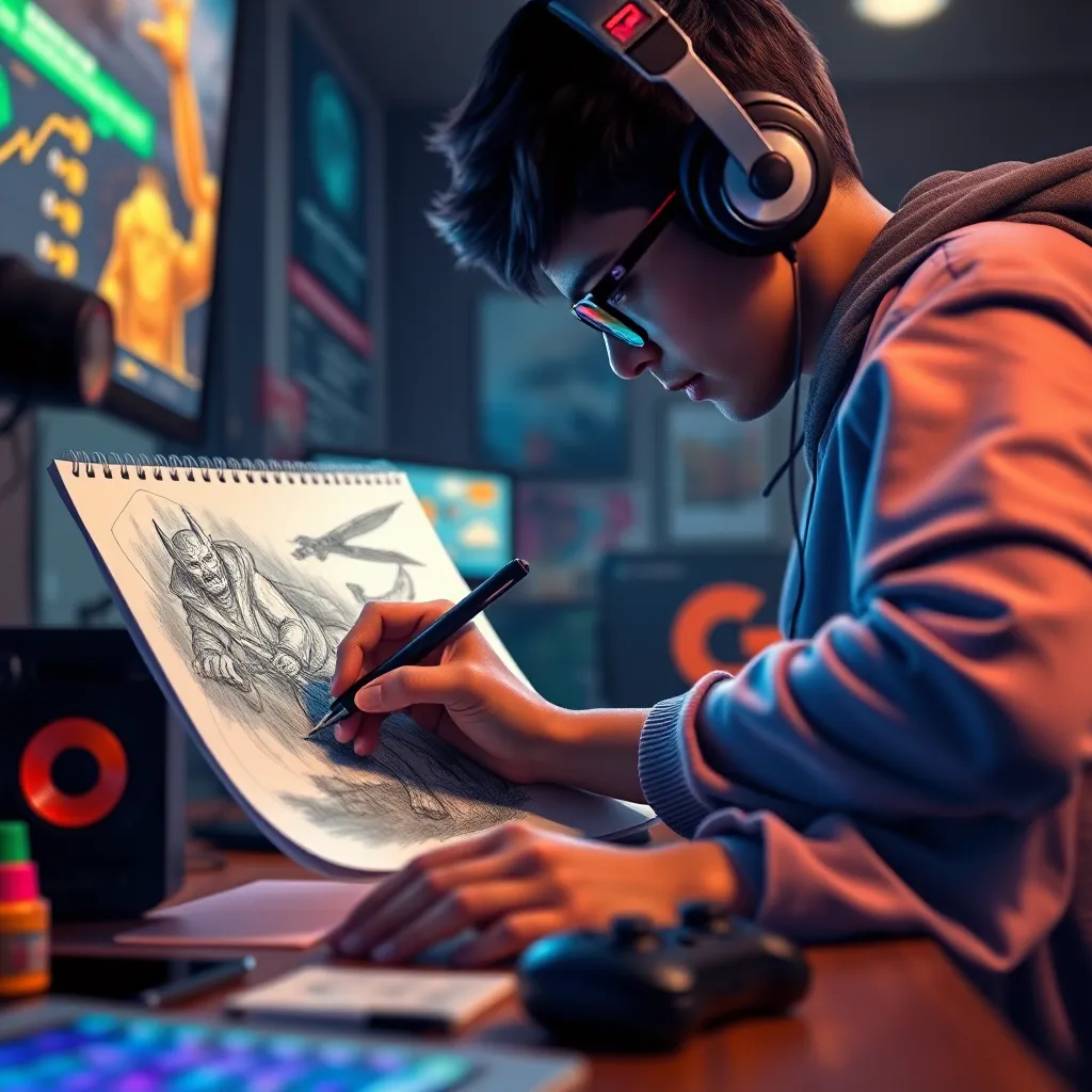 Just Played the Game: Hooked and Inspired to Draw : LevelUpTalk