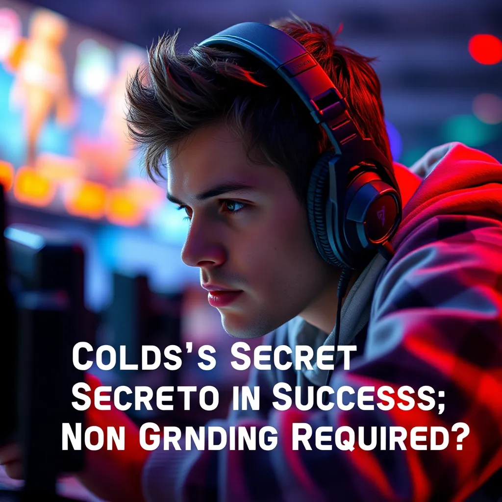 Cold's Secret to Success: No Grinding Required? : LevelUpTalk