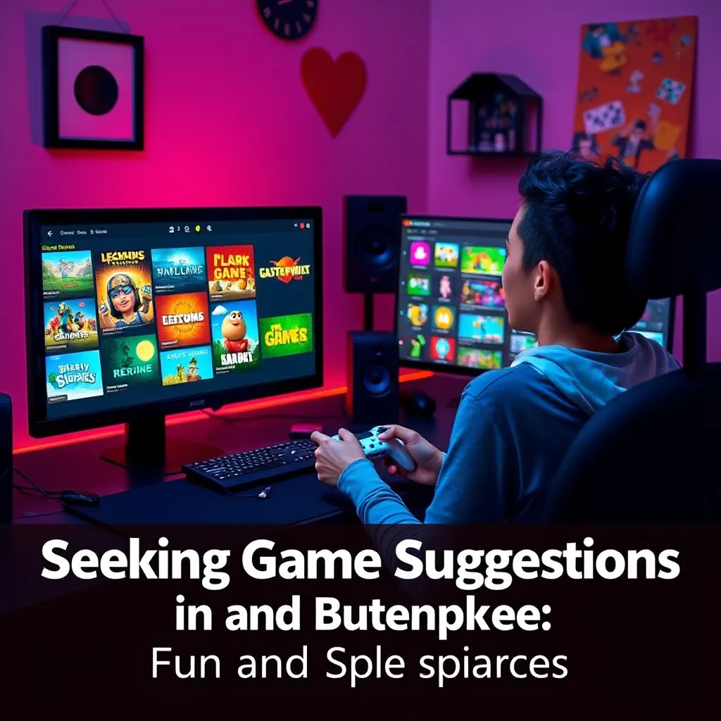 Seeking Game Suggestions: Fun and Simple Options : LevelUpTalk