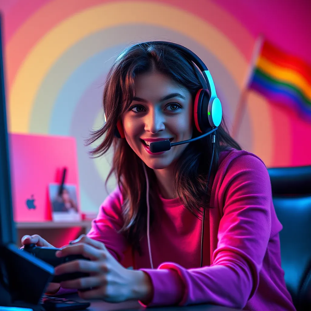 24F Gamer Seeking Friends in the LGBT Community : LevelUpTalk