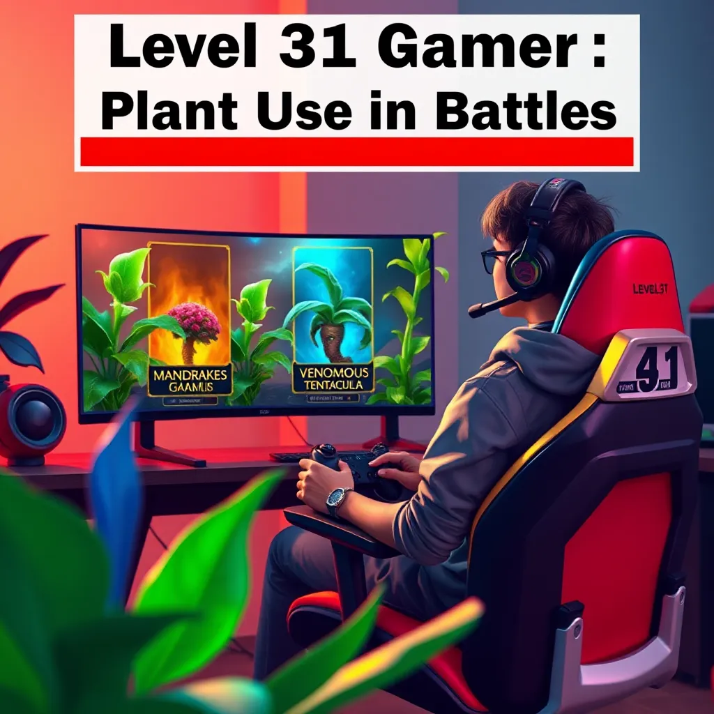 Level 31 Gamer Questions Plant Use in Battles : LevelUpTalk
