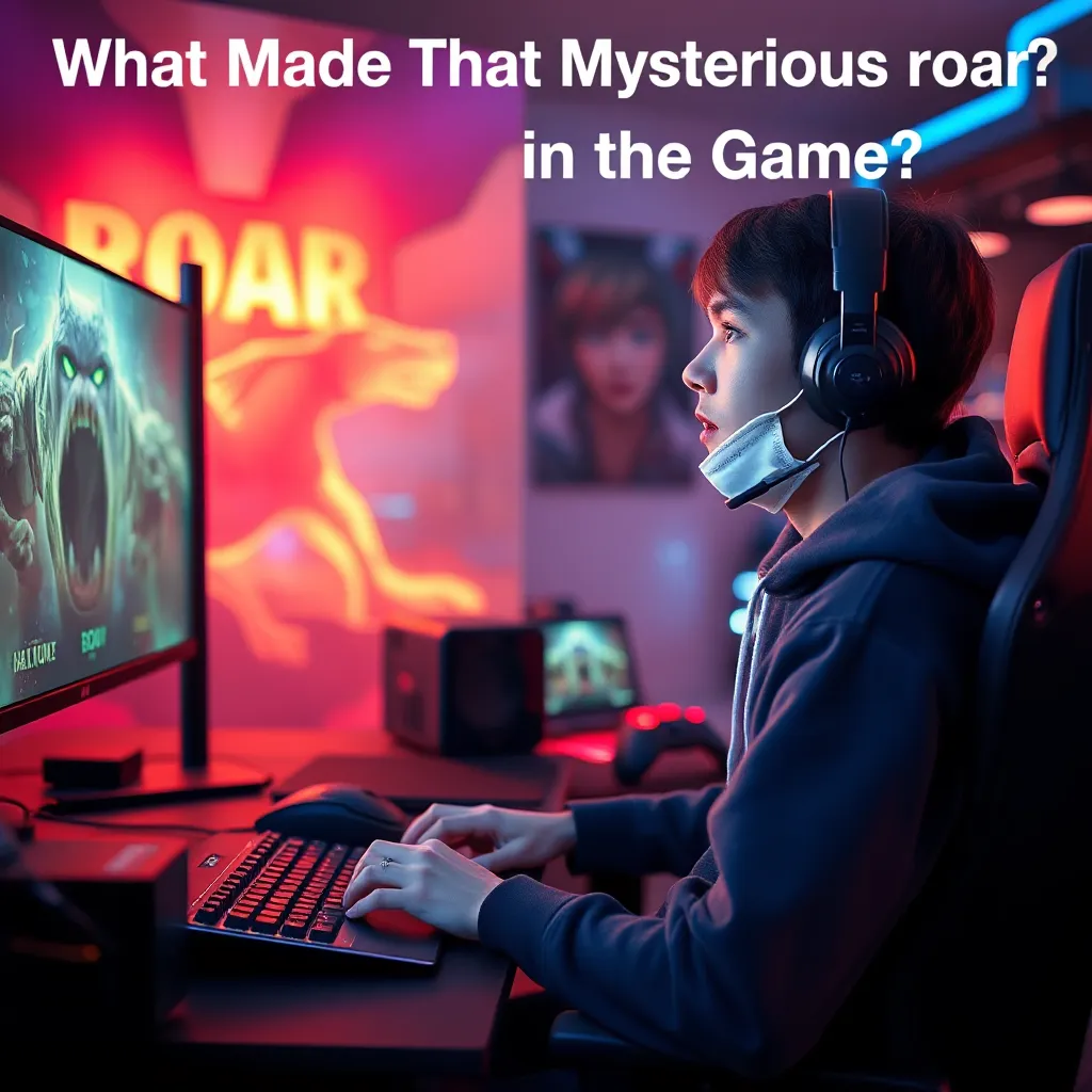 What Made That Mysterious Roar in the Game? : LevelUpTalk