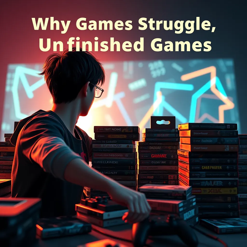 Why Gamers Struggle with Unfinished Games: A Look at Trends : LevelUpTalk