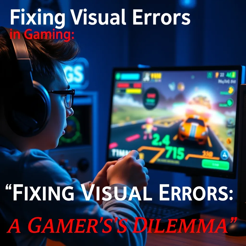 Fixing Visual Errors in Gaming: A Gamer's Dilemma : LevelUpTalk