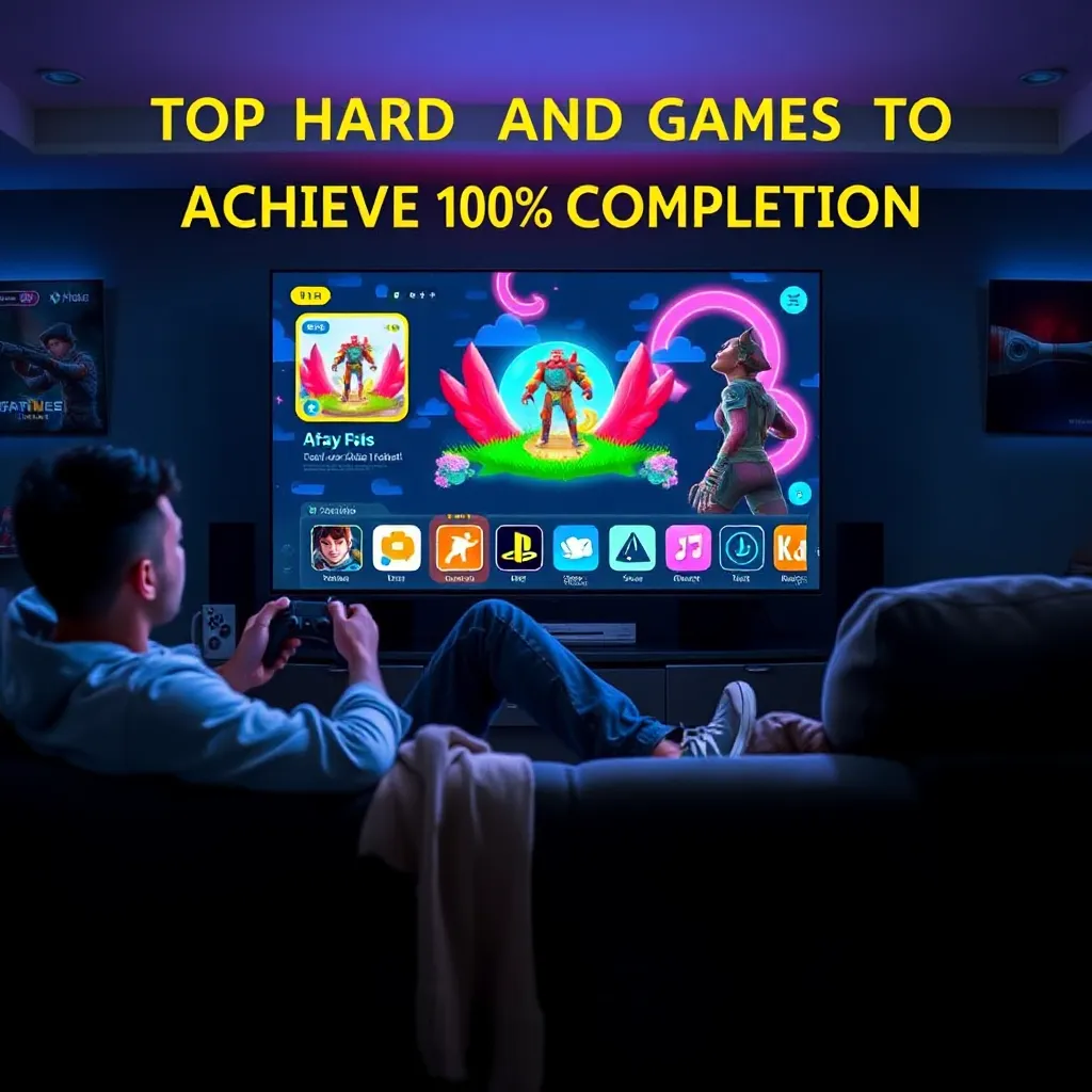 Top Hard and Fun Games to Achieve 100% Completion : LevelUpTalk