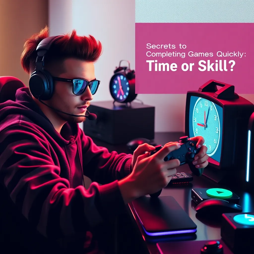 Secrets to Completing Games Quickly: Time or Skill? : LevelUpTalk