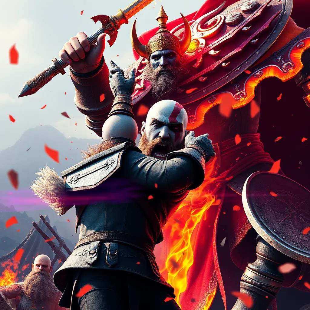 Struggling Against the King on God of War Difficulty 💀😭 : LevelUpTalk