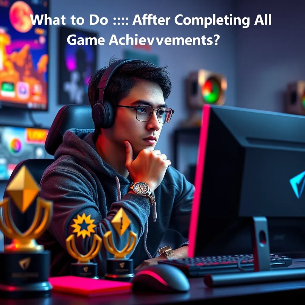 What to Do After Completing All Game Achievements? : LevelUpTalk
