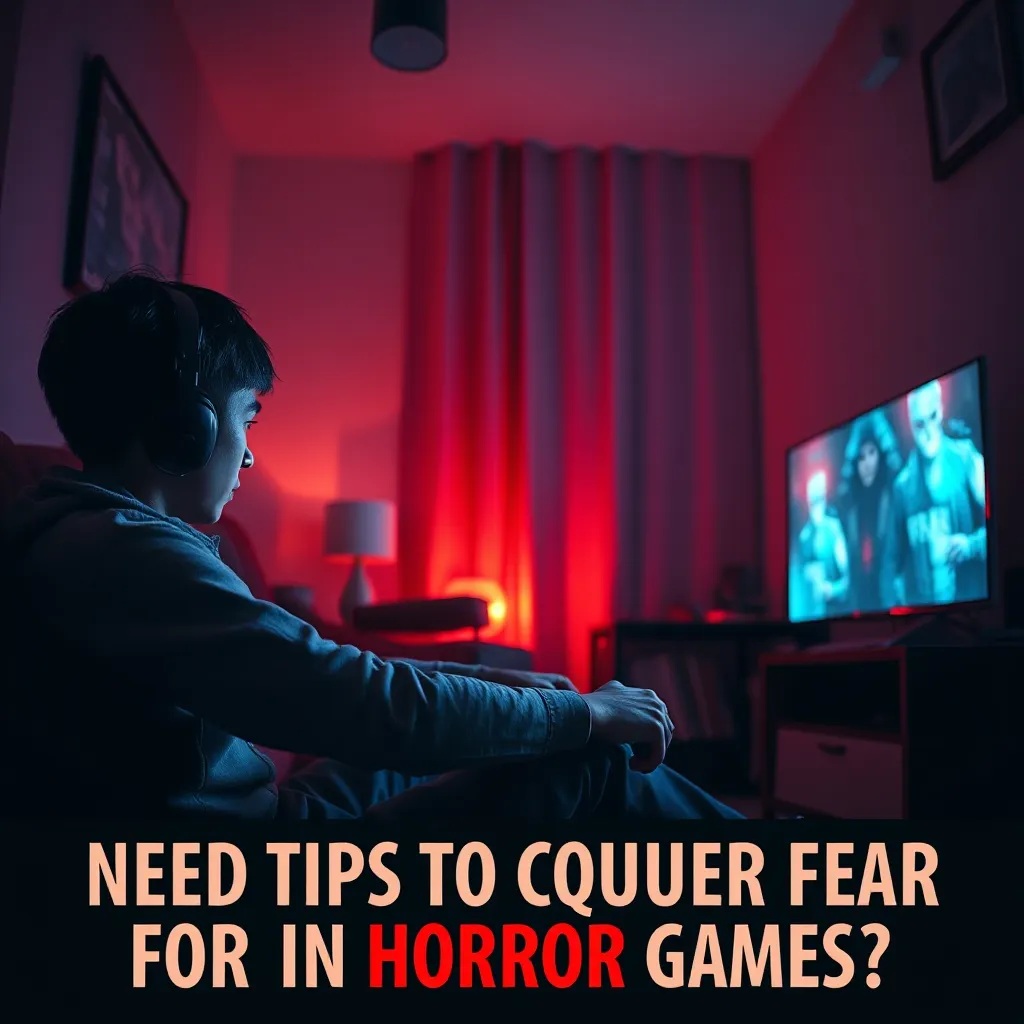 Need Tips to Conquer Fear in Horror Games? : LevelUpTalk