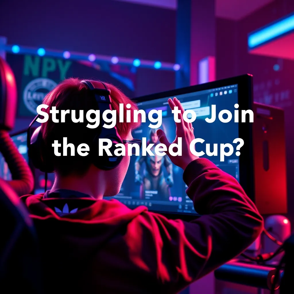 Struggling to Join the Ranked Cup? Here's Why : LevelUpTalk