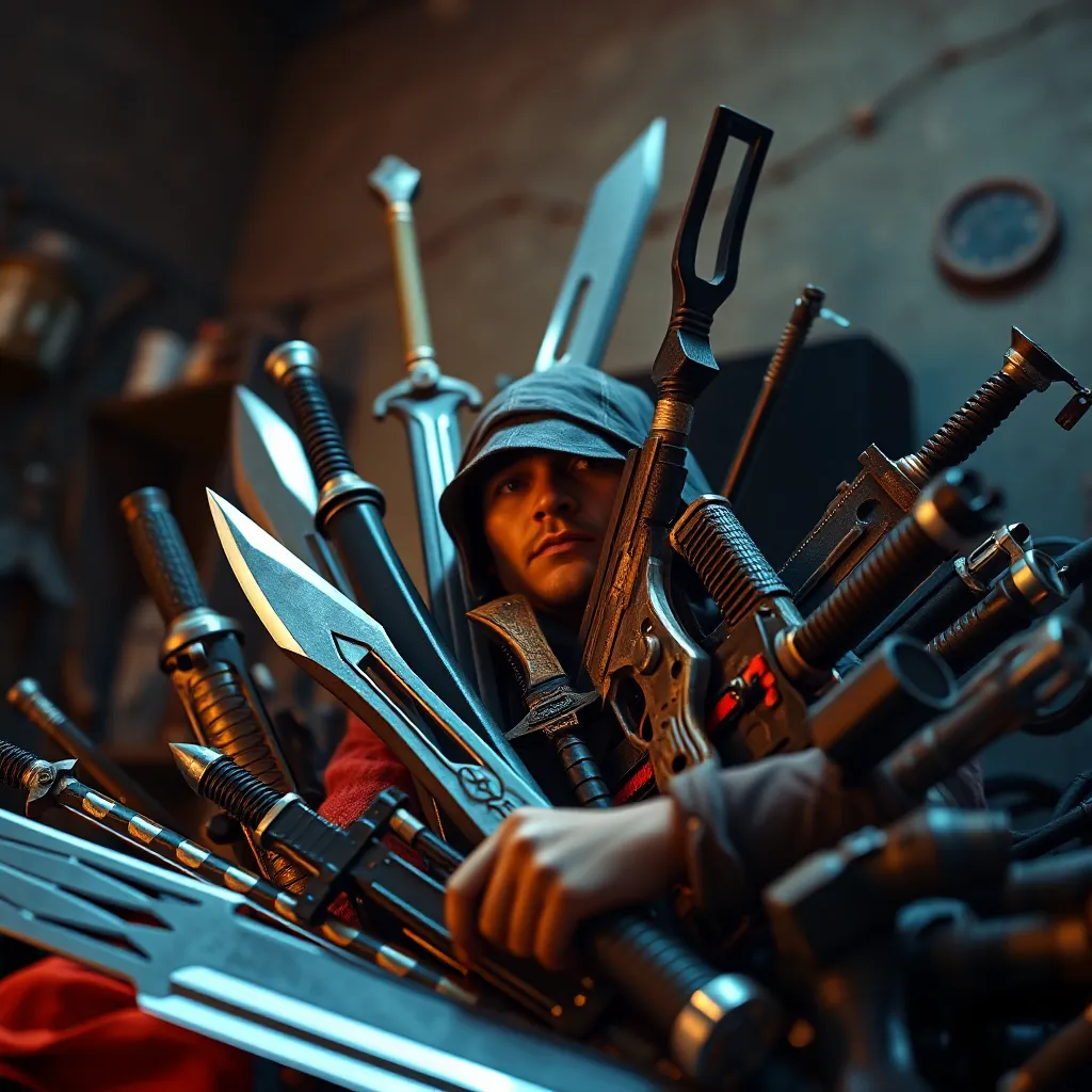 Why Hoarding Weapons in Games is So Common : LevelUpTalk