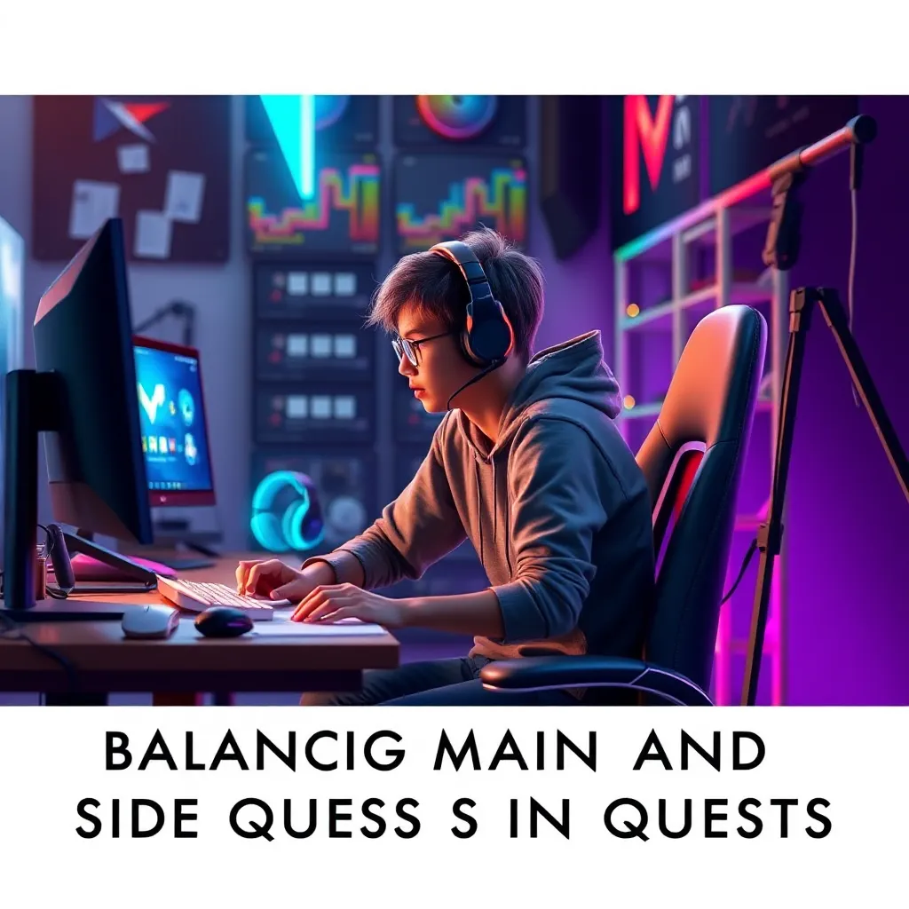 Balancing Main Story and Side Quests in Gaming : LevelUpTalk