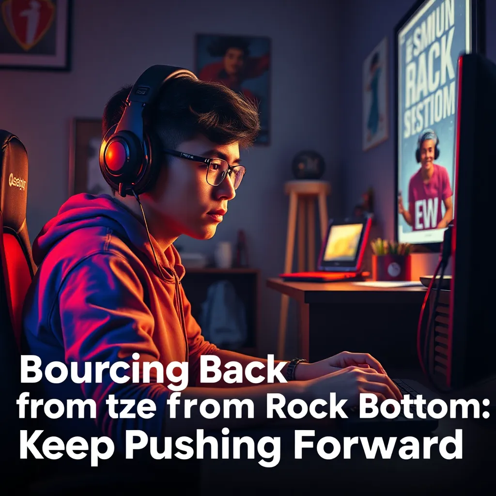 Bouncing Back from Rock Bottom: Keep Pushing Forward : LevelUpTalk