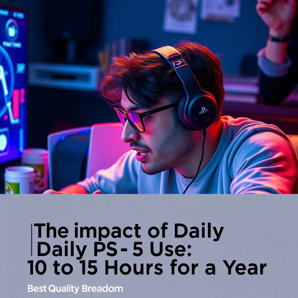 The Impact of Daily PS5 Use: 10 to 15 Hours for a Year : LevelUpTalk