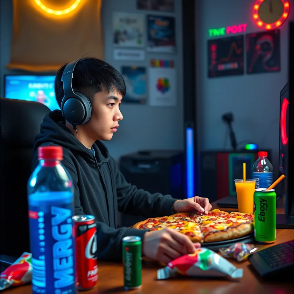 How Energy Drinks and Snacks Keep Gamers Going : LevelUpTalk