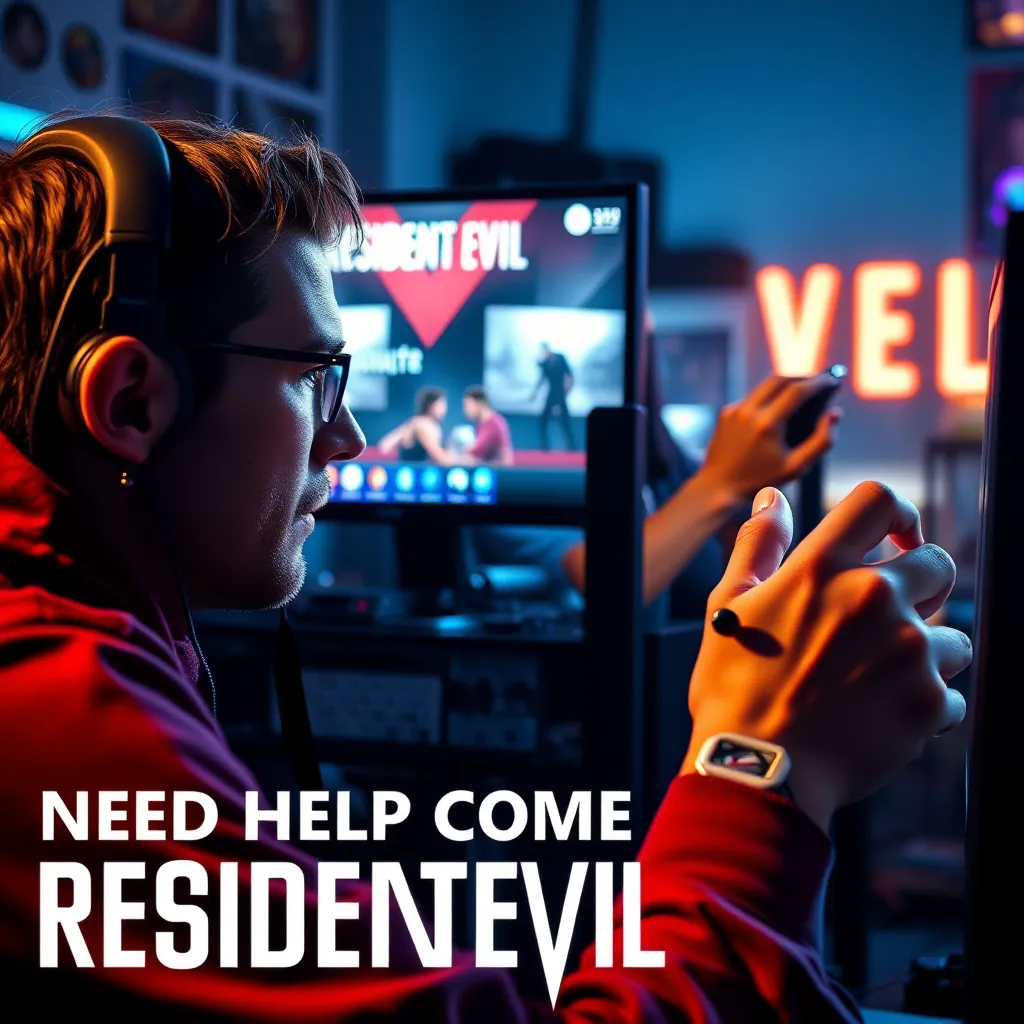 Need Help Completing Resident Evil Game on Stream : LevelUpTalk
