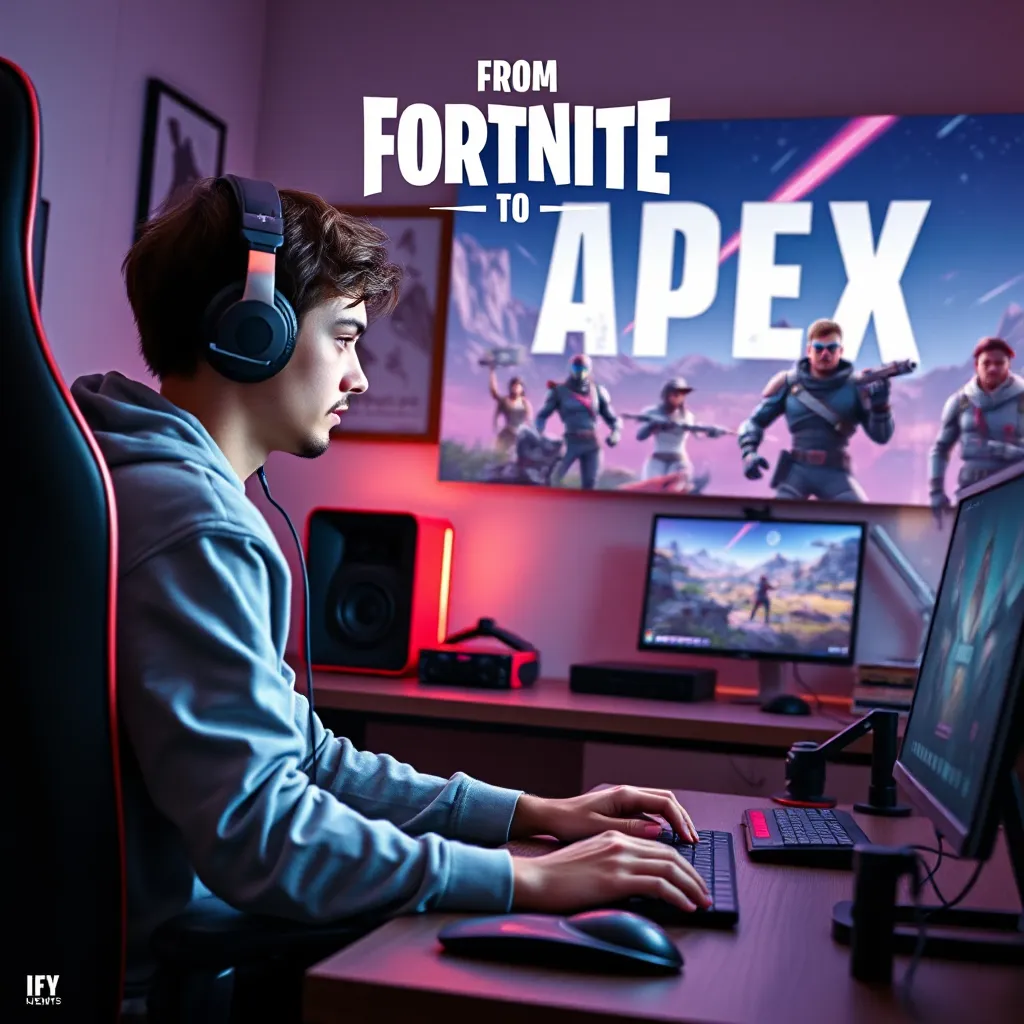From Fortnite to Apex: A Gamer's Bold Transition : LevelUpTalk