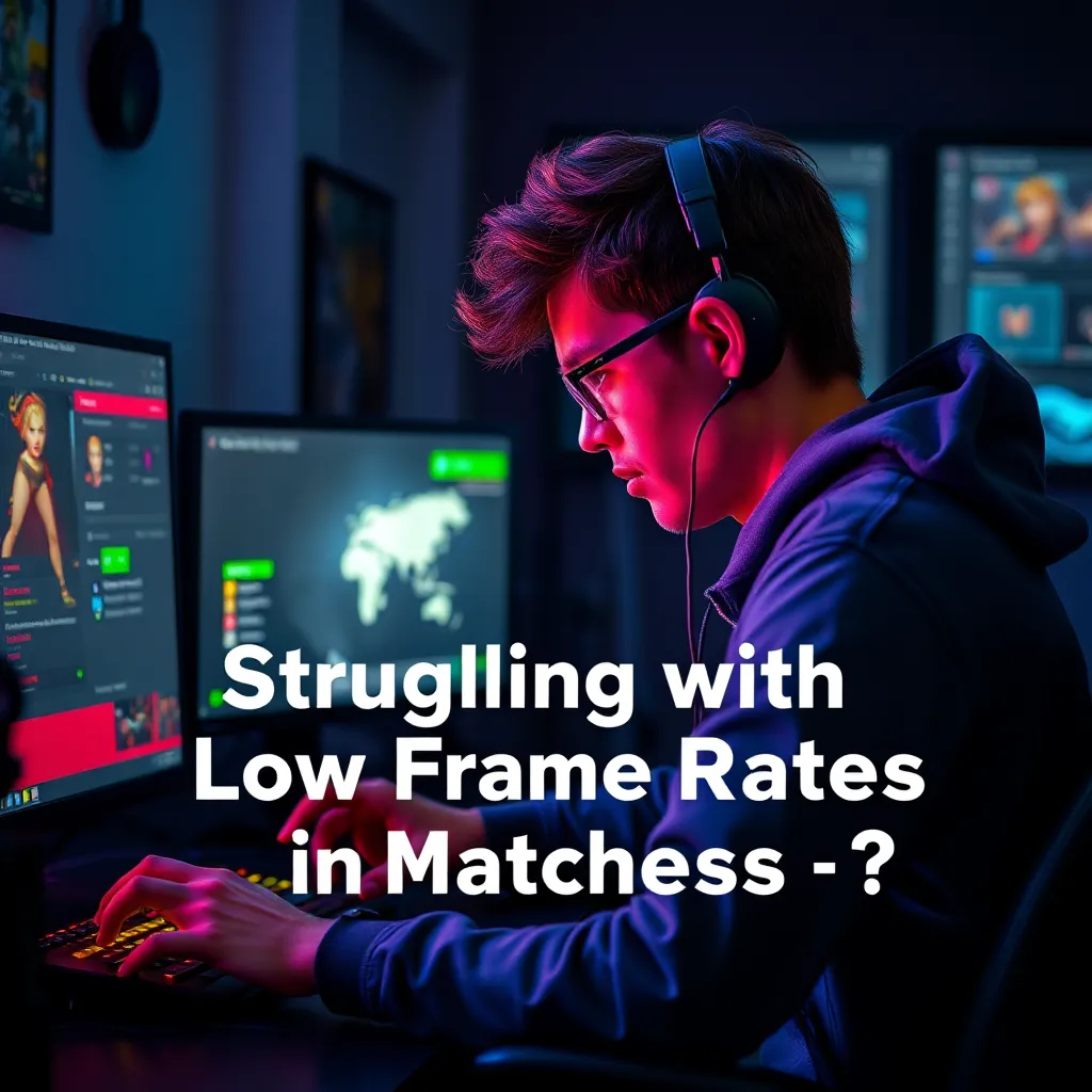 Struggling with Low Frame Rates in Matches? : LevelUpTalk