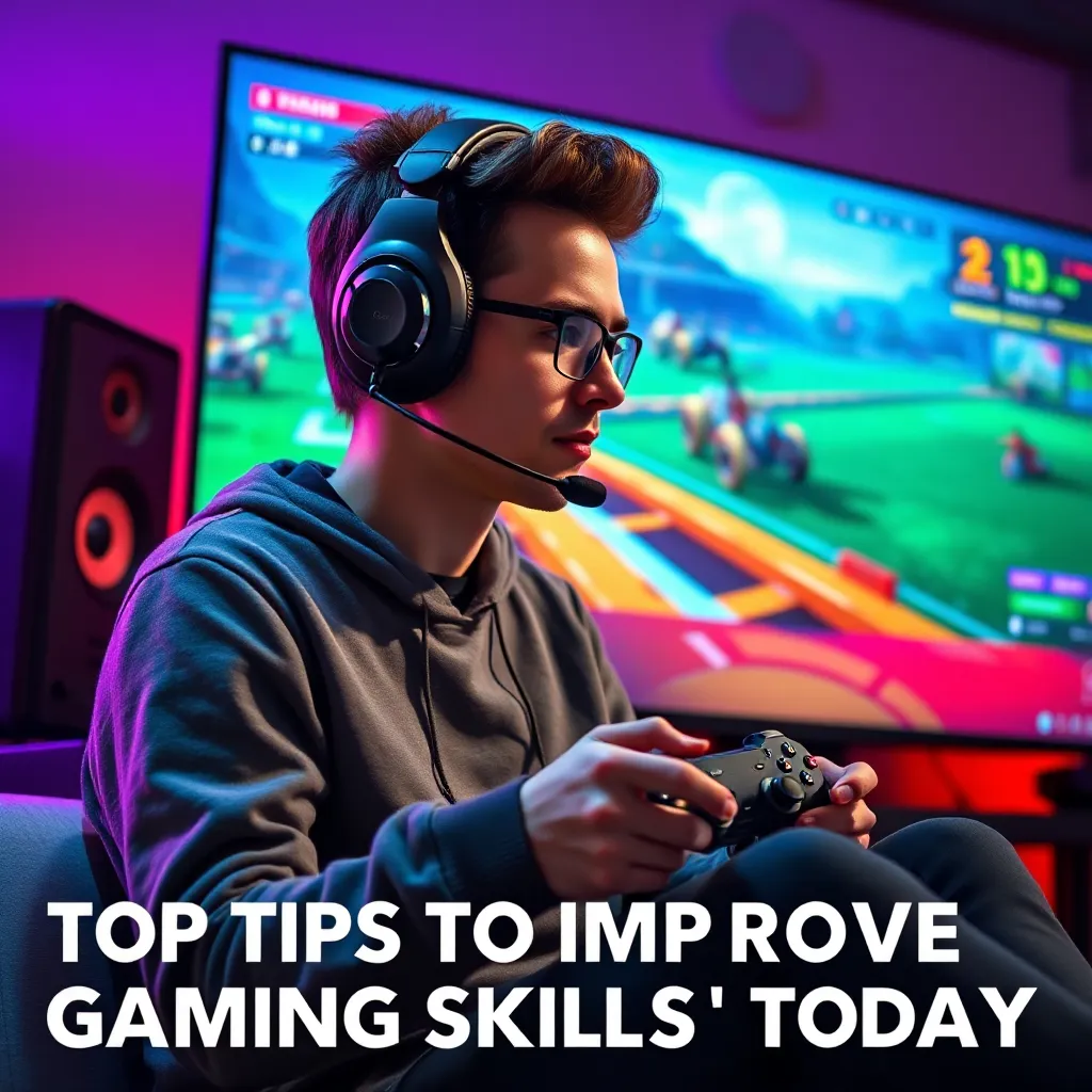 Top Tips to Improve Your Gaming Skills Today : LevelUpTalk