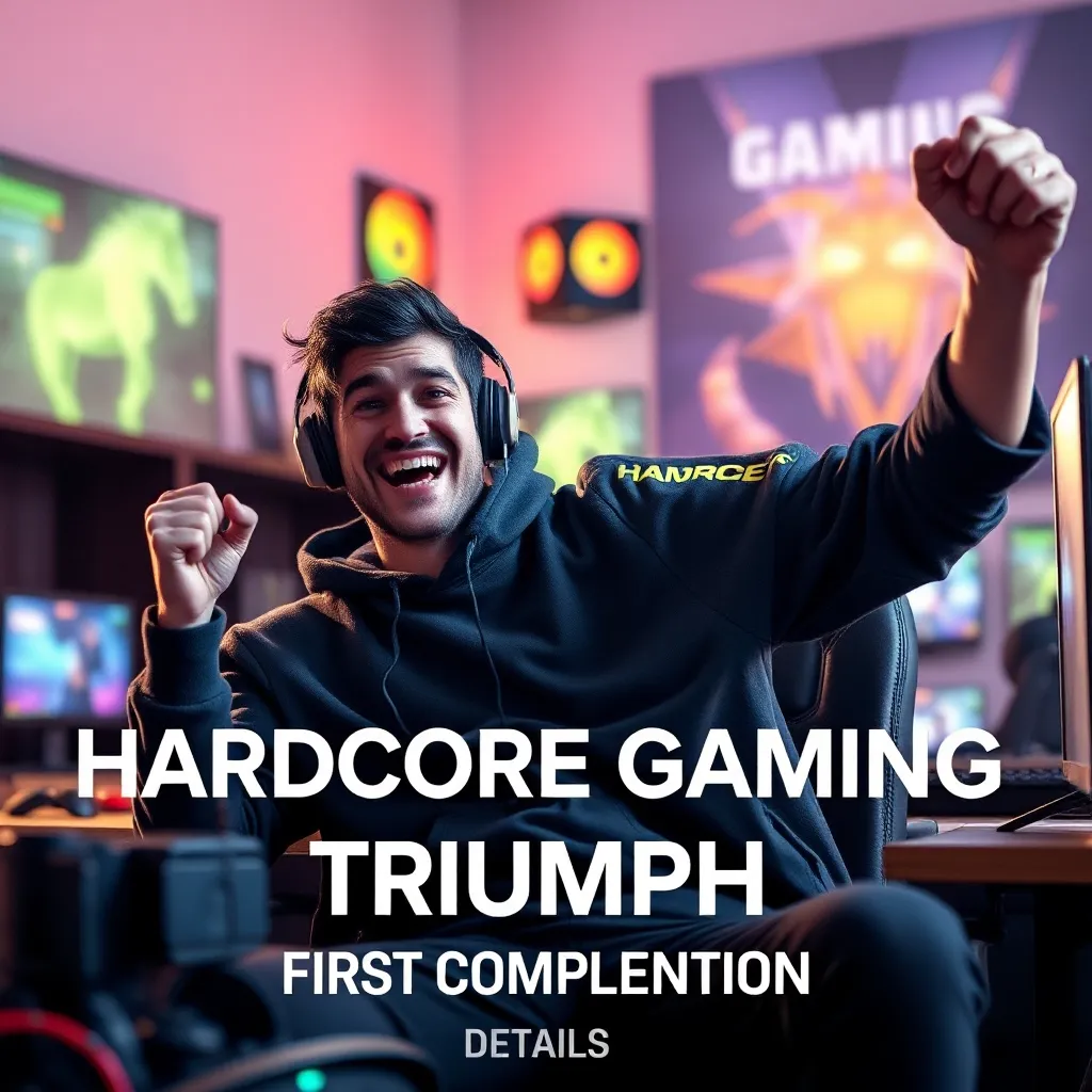 Hardcore Gaming Triumph: First Completion Details : LevelUpTalk