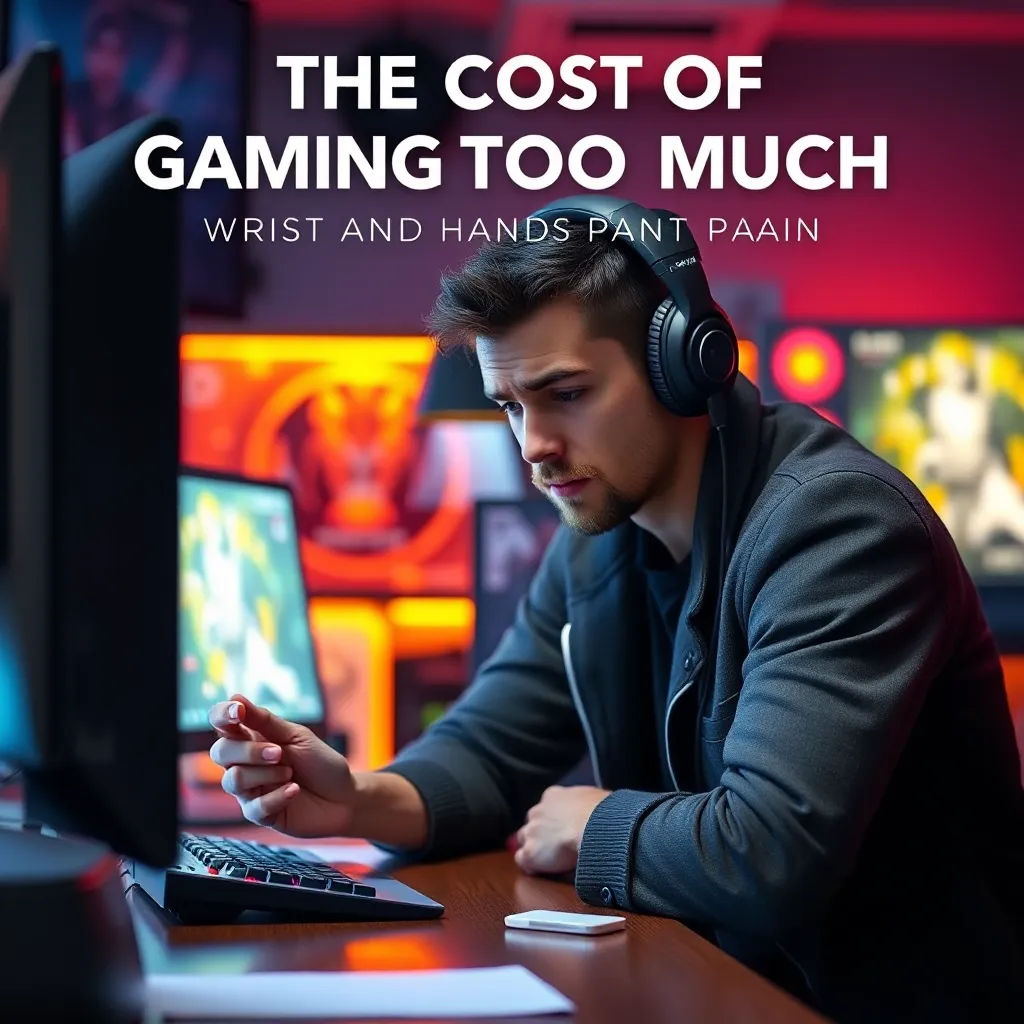 Wrist and Hand Pain: The Cost of Gaming Too Much : LevelUpTalk