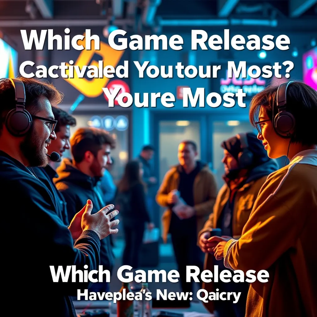 Which Game Release Captivated You the Most? : LevelUpTalk