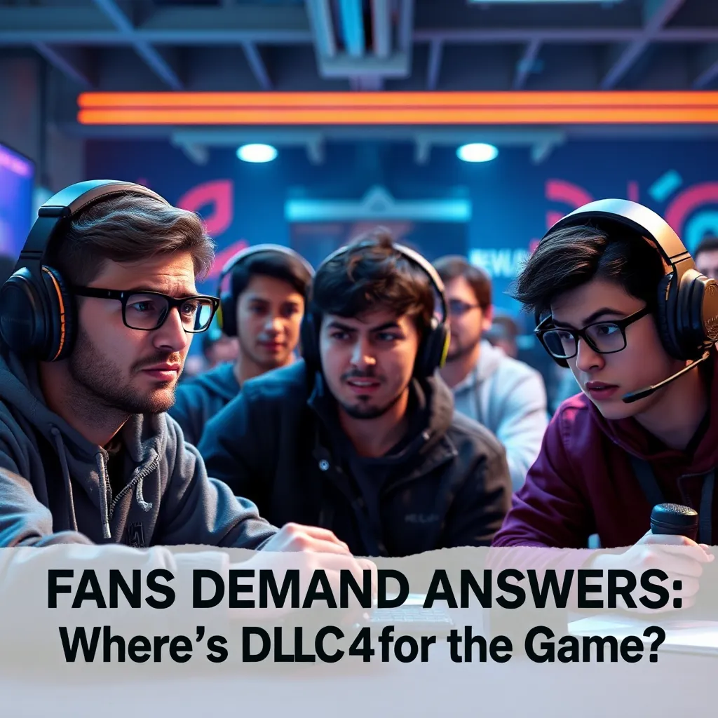 Fans Demand Answers: Where's DLC 4 for the Game? : LevelUpTalk