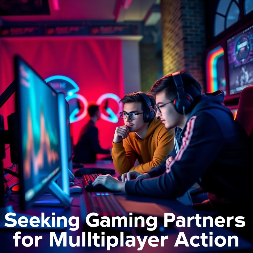 Seeking Gaming Partners for Multiplayer Action : LevelUpTalk