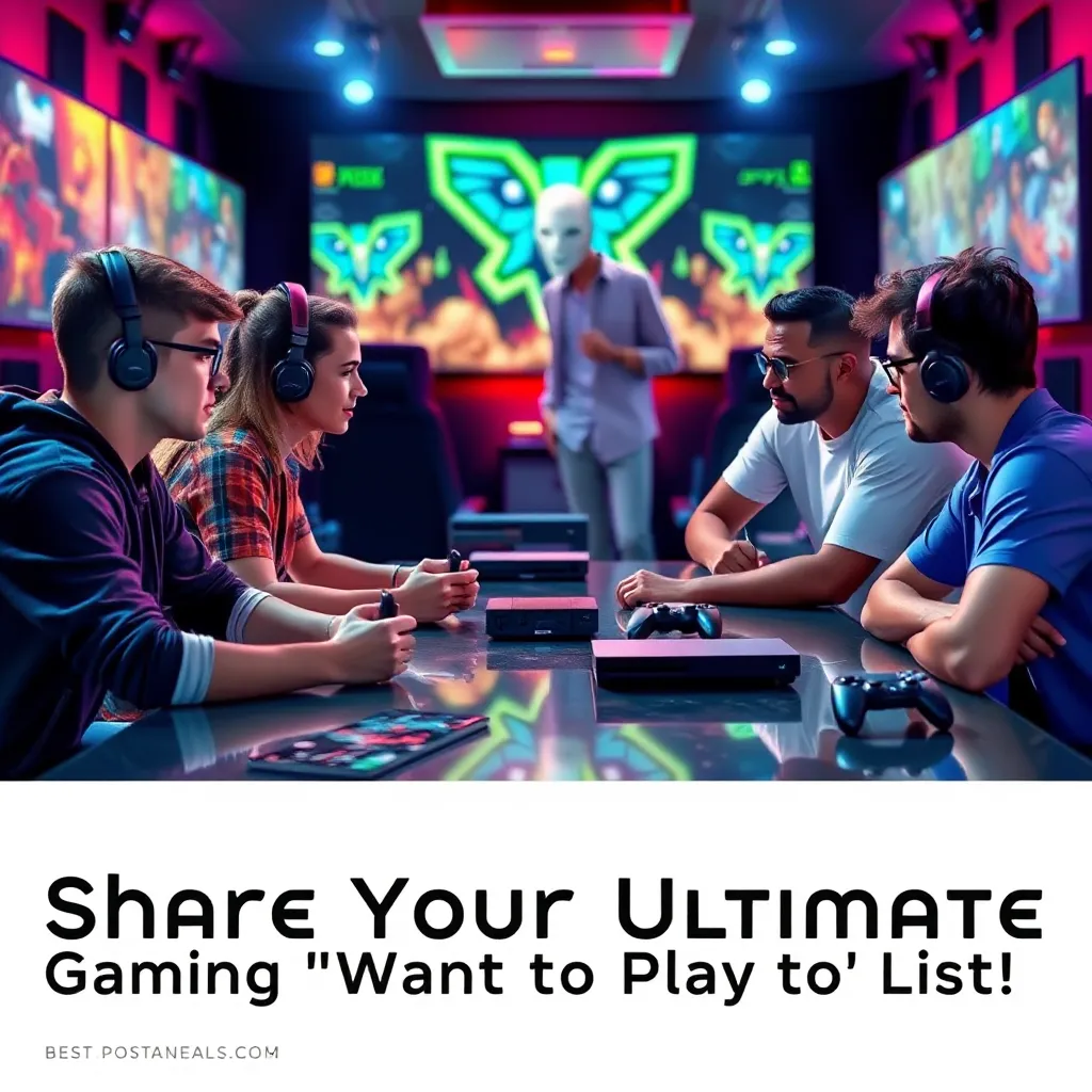 Share Your Ultimate Gaming "Want to Play" List! : LevelUpTalk