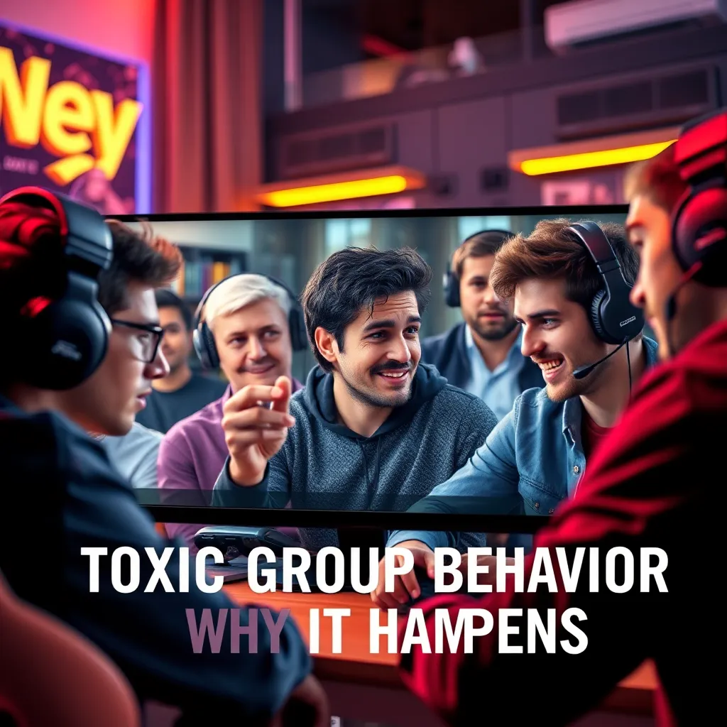 Toxic Group Behavior in Gaming: Why It Happens : LevelUpTalk