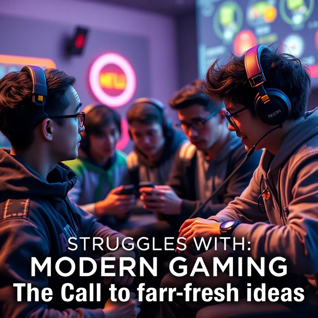 Struggles with Modern Gaming: A Call for Fresh Ideas : LevelUpTalk