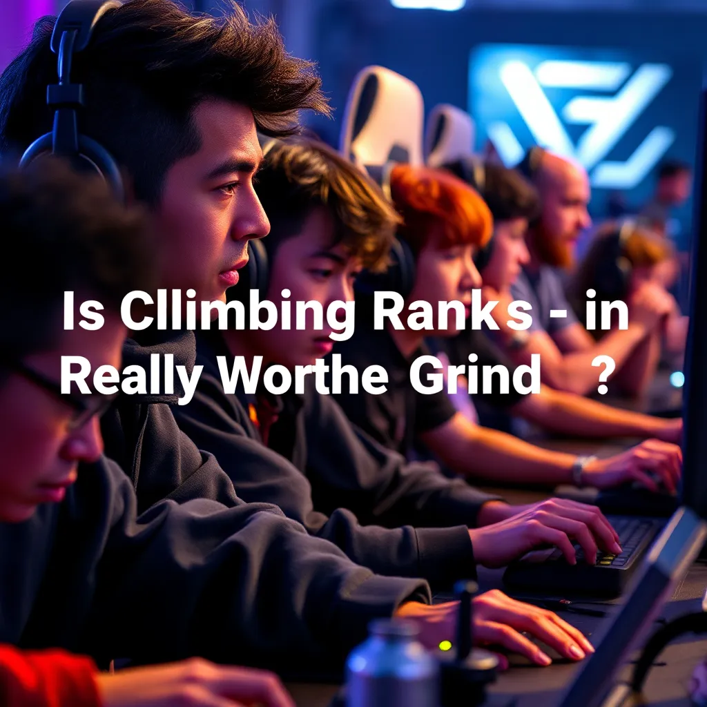 Is Climbing Ranks in Gaming Really Worth the Grind? : LevelUpTalk