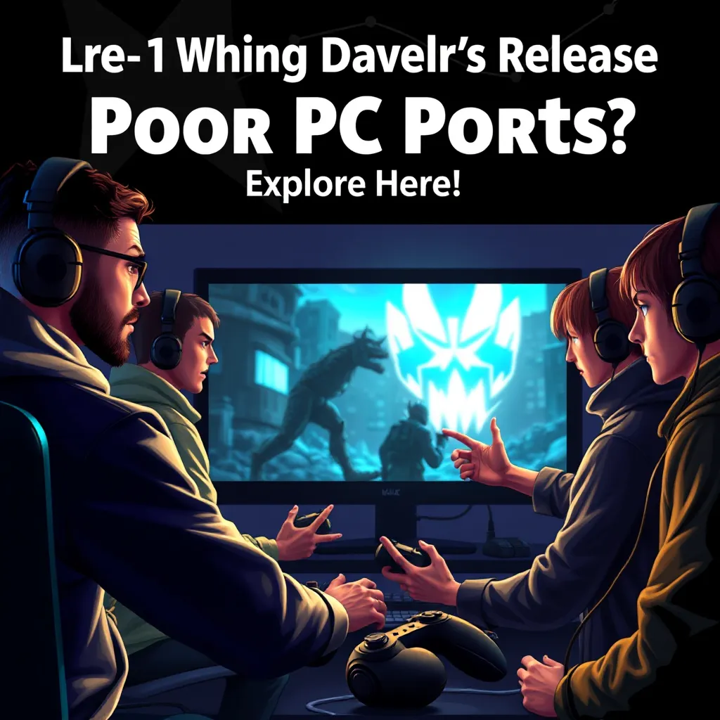 Why Do Developers Release Poor PC Ports? Explore Here! : LevelUpTalk