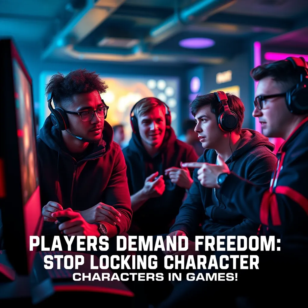 Players Demand Freedom: Stop Locking Characters in Games! : LevelUpTalk