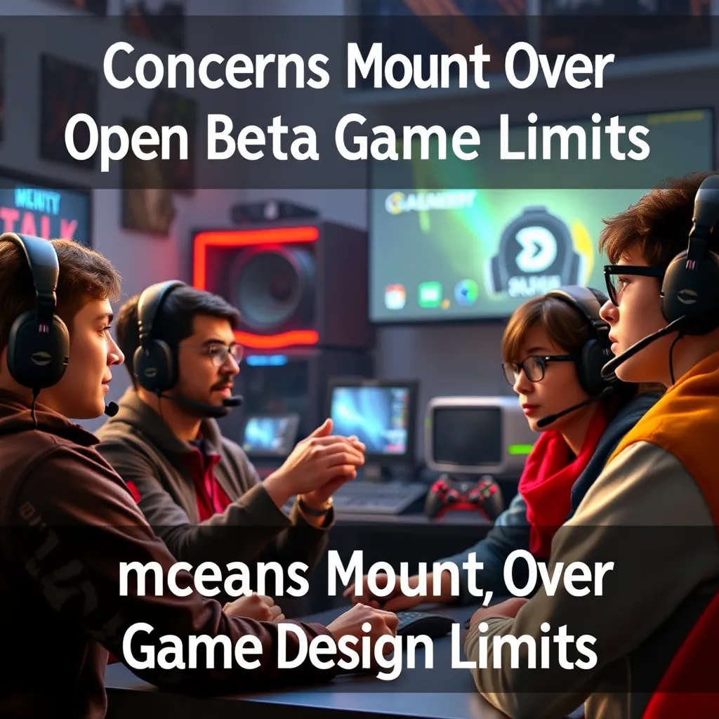 Concerns Mount Over Open Beta Game Design Limits : LevelUpTalk