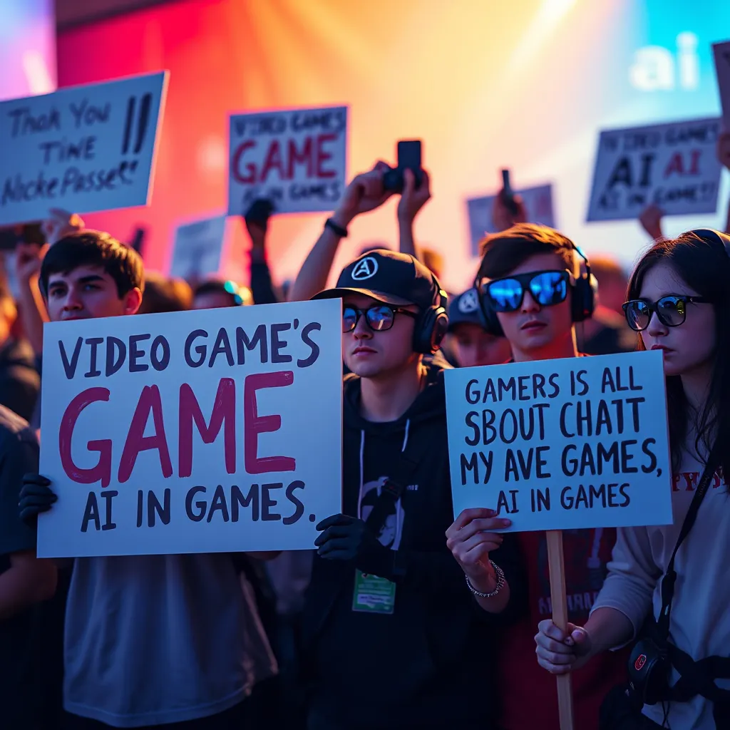 Video Game Companies Face Backlash Over AI Implementation : LevelUpTalk