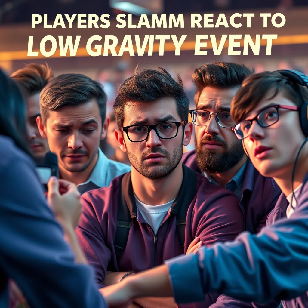 Players Slam Low Gravity Event as the Worst Experience : LevelUpTalk