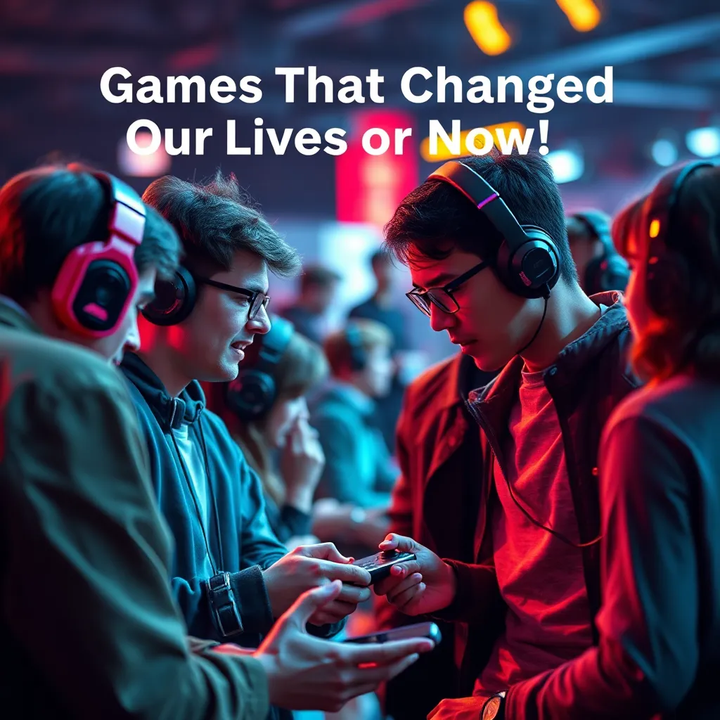 Games That Changed Our Lives: Share Yours Now! : LevelUpTalk