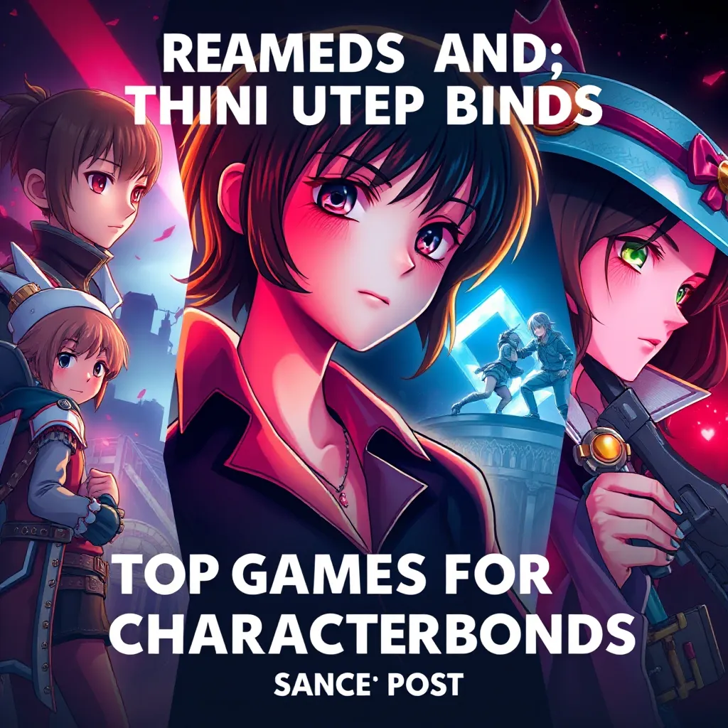 Top Games for Platonic and Romantic Character Bonds : LevelUpTalk