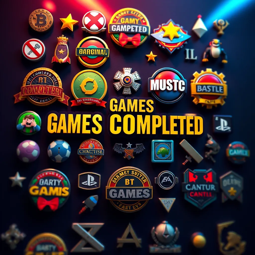 New Ideas for Game Profiles: Completed Game Badges : LevelUpTalk