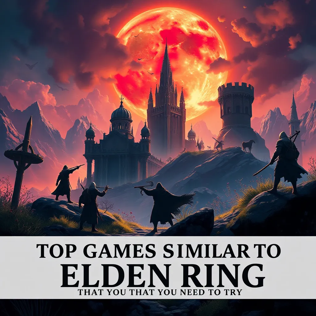 Top Games Similar to Elden Ring That You Need to Try : LevelUpTalk