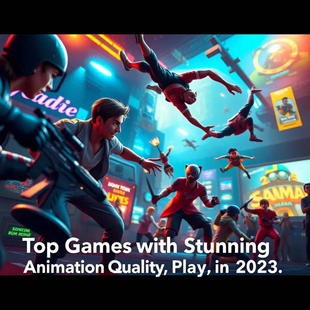 Top Games with Stunning Animation Quality to Play in 2023 : LevelUpTalk
