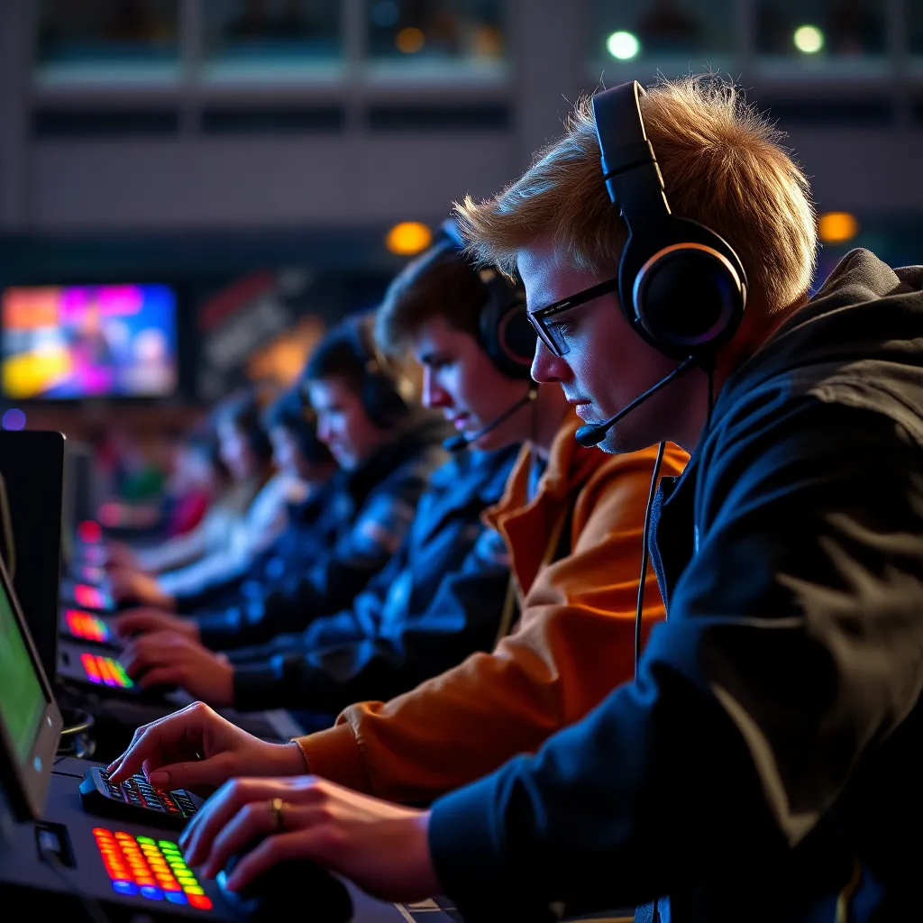 Intense Competition at the Blockbuster World Video Game Championship ...